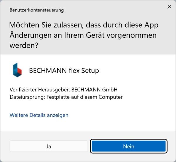 BECHMANN flex - Installation - BECHMANN