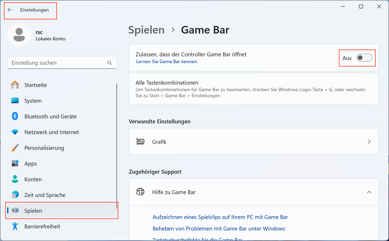 Meldung: Ms-Gaming Overlay-Links - BECHMANN